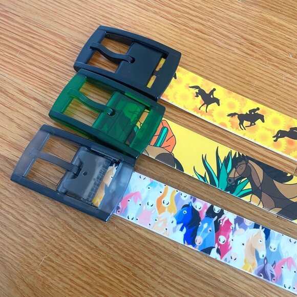 C4 | Accessories | Lot Of 3 C4 Equestrian Riding Belts Sunflower Desert ...